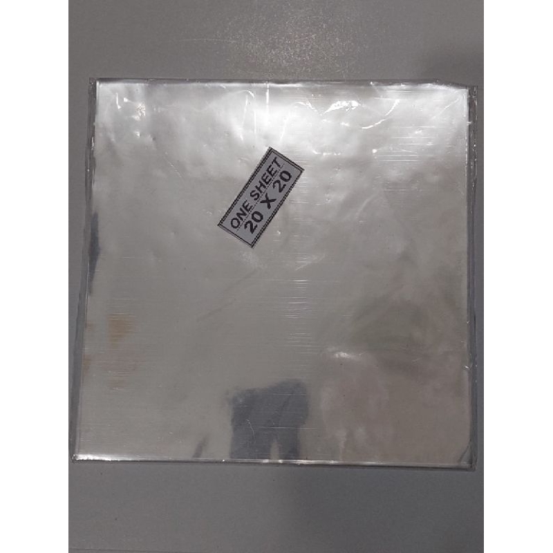 Jual PLASTIK ONE SHEET LEMBARAN UK 20 × 20 ISI 100 LEMBAR | Shopee ...