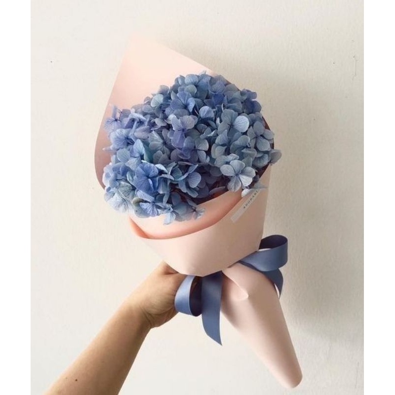 Jual Korean Style - Hydrangea's bouquets bucket buket bunga segar untuk ...