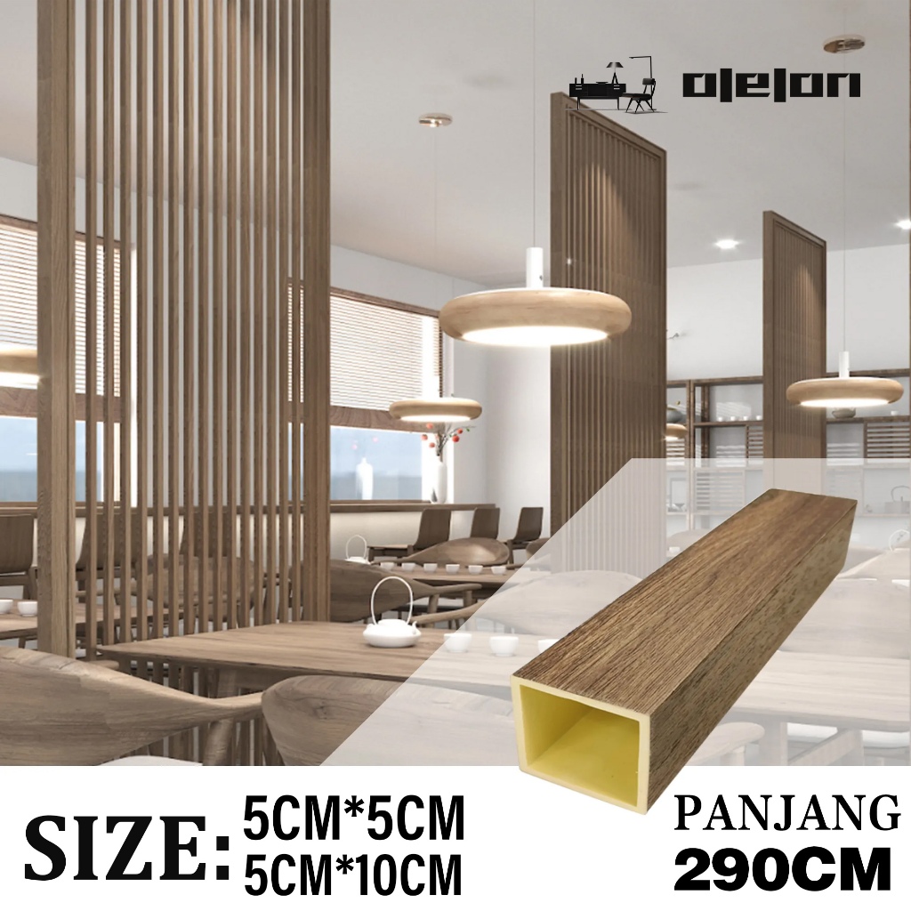 Jual Panel Hollow WPC Stylish – Desain Canggih untuk Pembatas Ruangan ...