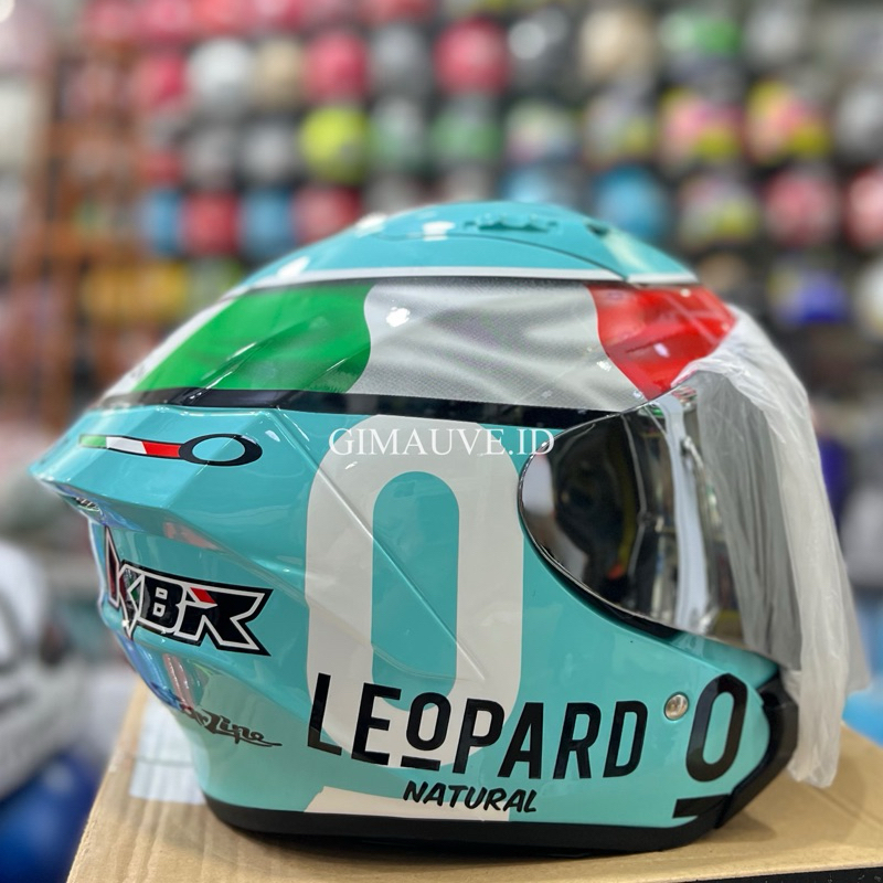 Jual HELM HALF FACE KBR THERMATHRON THANOS ORIGINAL 100% FLAT IRRIDIUM ...