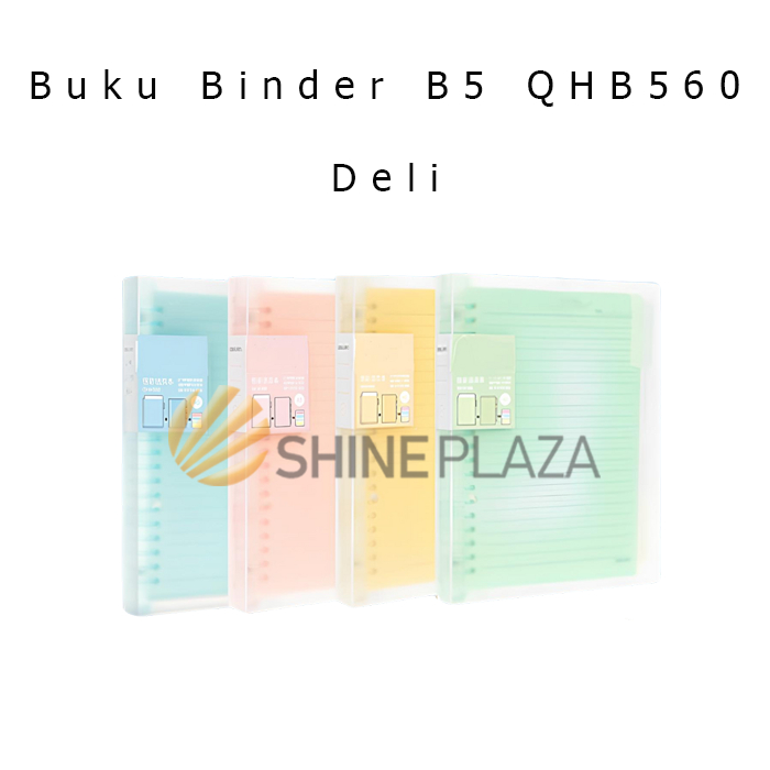 Jual Buku Binder Note B5 Deli Vivid QHB560 Pastel Color - Loose Leaf ...