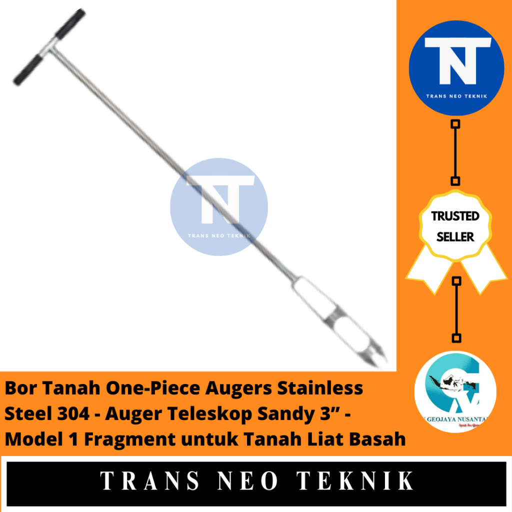 Jual Bor Tanah One-Piece Augers Stainless Steel 304 - Auger Teleskop ...