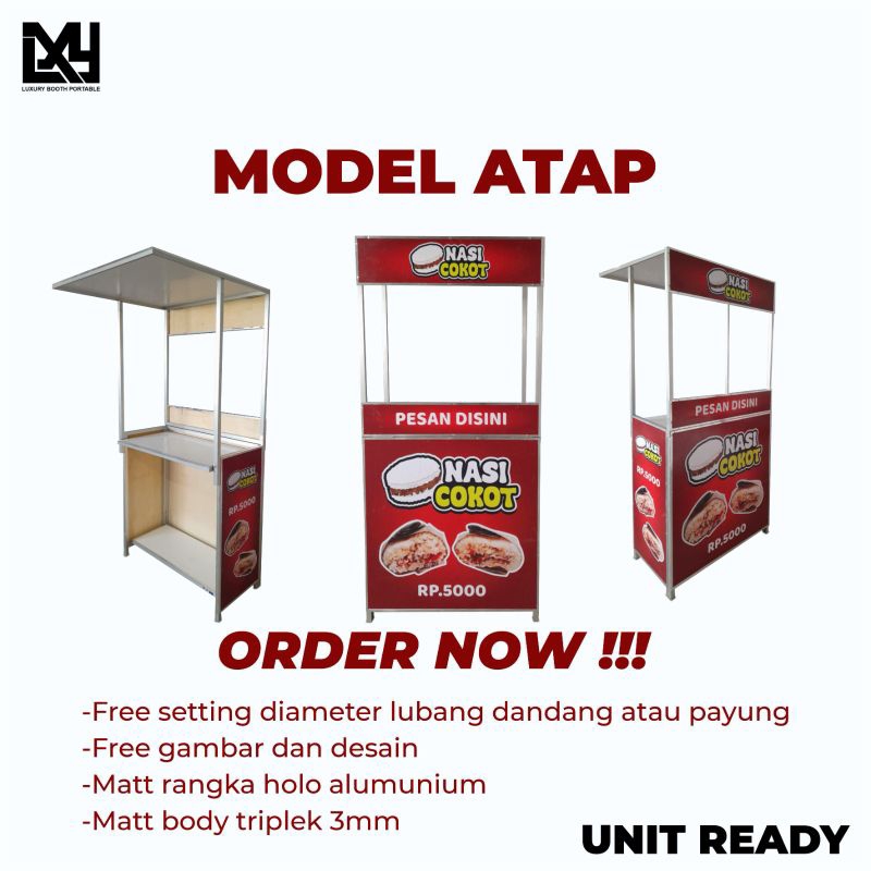 Jual Booth Portable Gerobak Lipat Stand Jualan | Shopee Indonesia