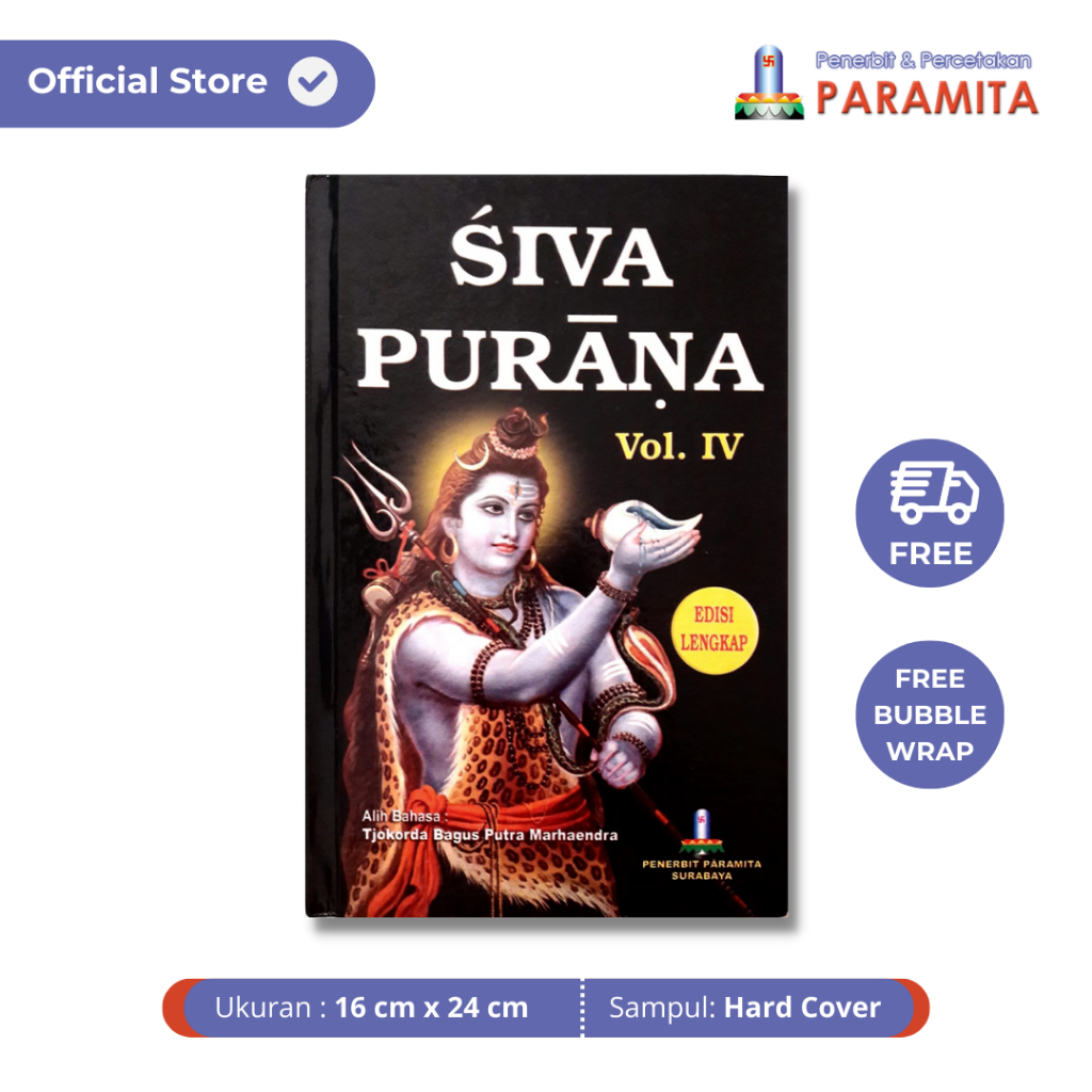 Jual Buku Agama Hindu Siva Purana Vol. IV ׀ Penerbit Paramita | Shopee ...