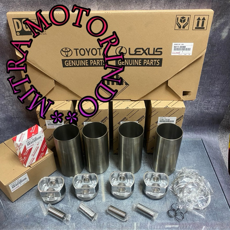 Jual Paket Overhoul,Liner Kit Set Liner +Piston +Ring +Paking Set 1Set ...
