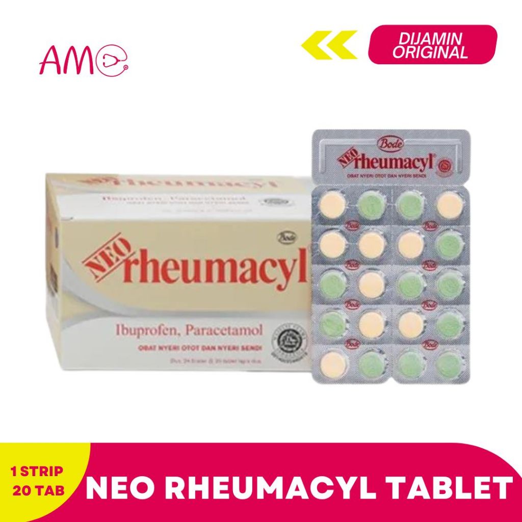 Jual NEO RHEUMACYL 20 TABLET BODE NYERI OTOT SENDI IBUPROFEN ...