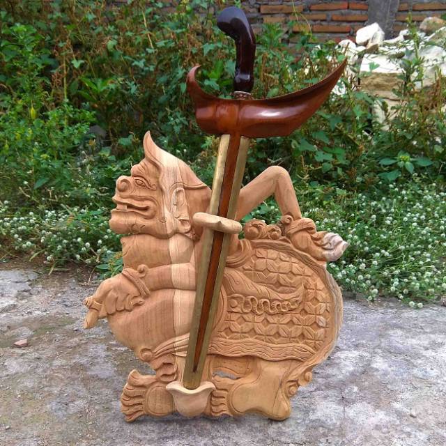 Jual Blawong Keris Model Semar Garapan Alusan Kayu Jati | Shopee Indonesia