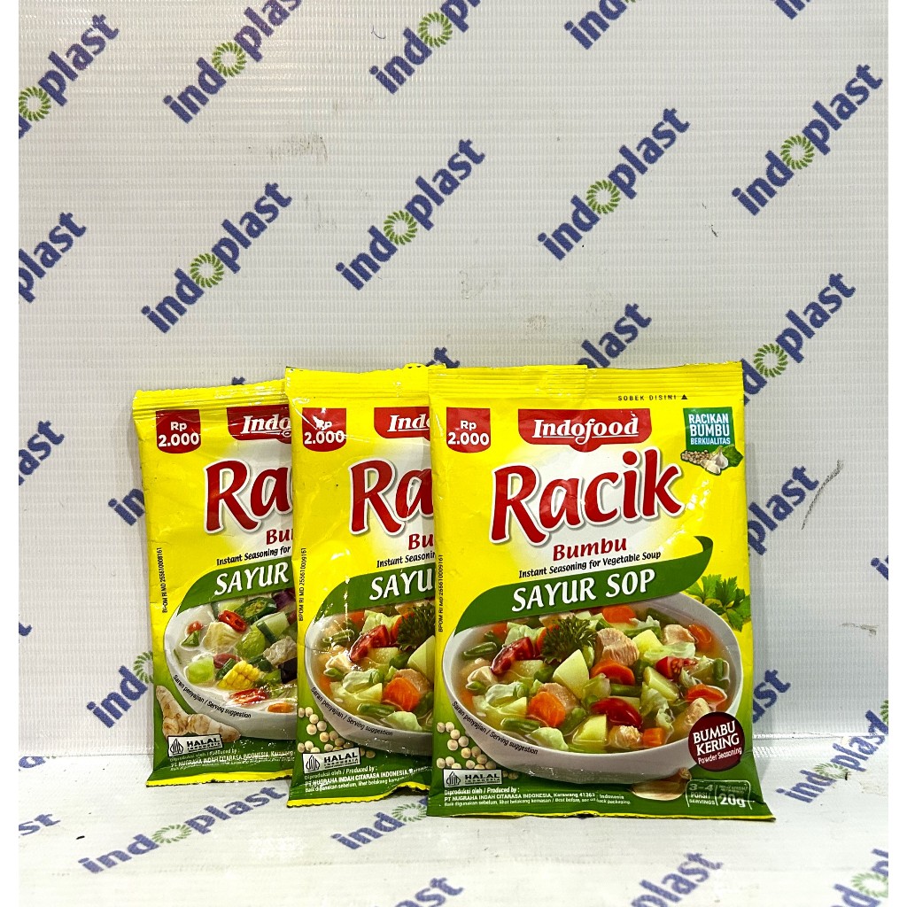 Jual Indofood RACIK SAYUR SOP isi 10 Sachet Bumbu Instan | Shopee Indonesia