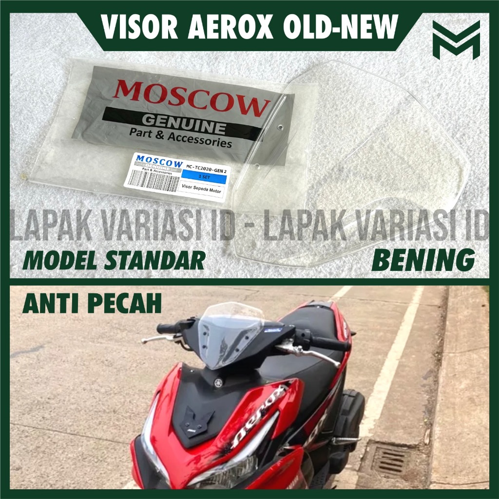 Jual WINDSHIELD YAMAHA AEROX NEW OLD BENING / CLEAR VISOR WINDSHIELD ...