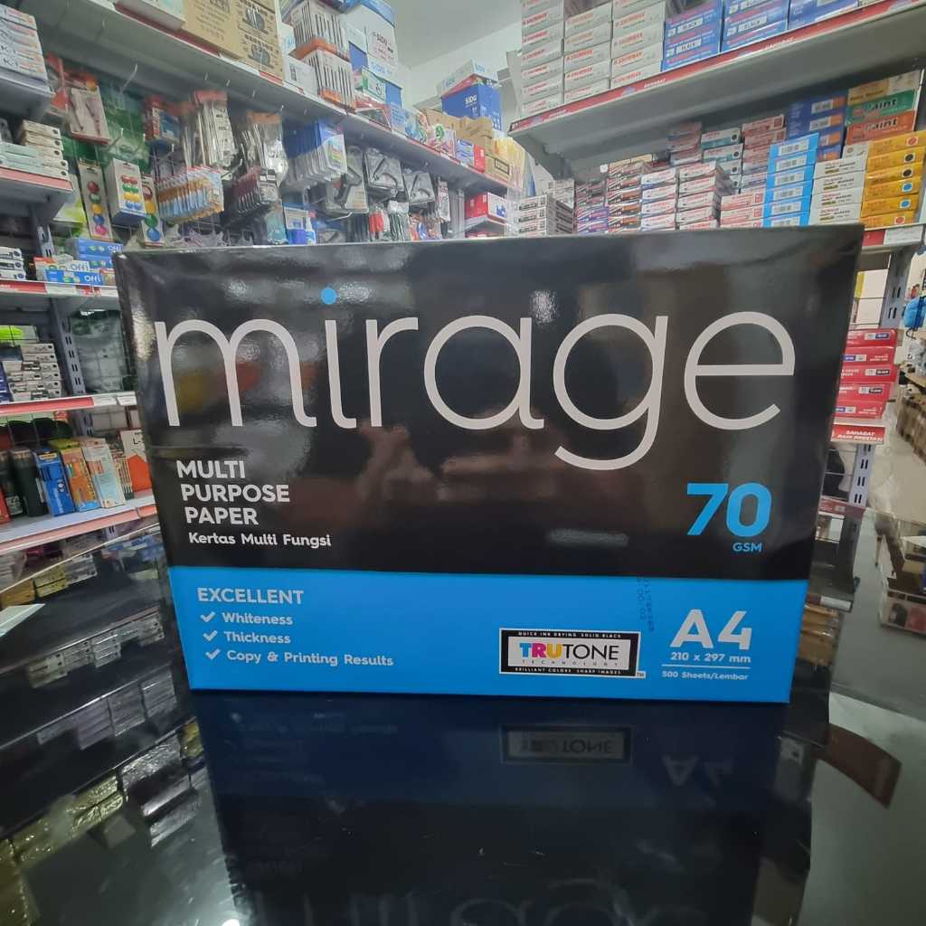 Jual F4 COPY PAPER MURAH!! / KERTAS HVS MULTI FUNGSI MIRAGE F4 70GSM ...
