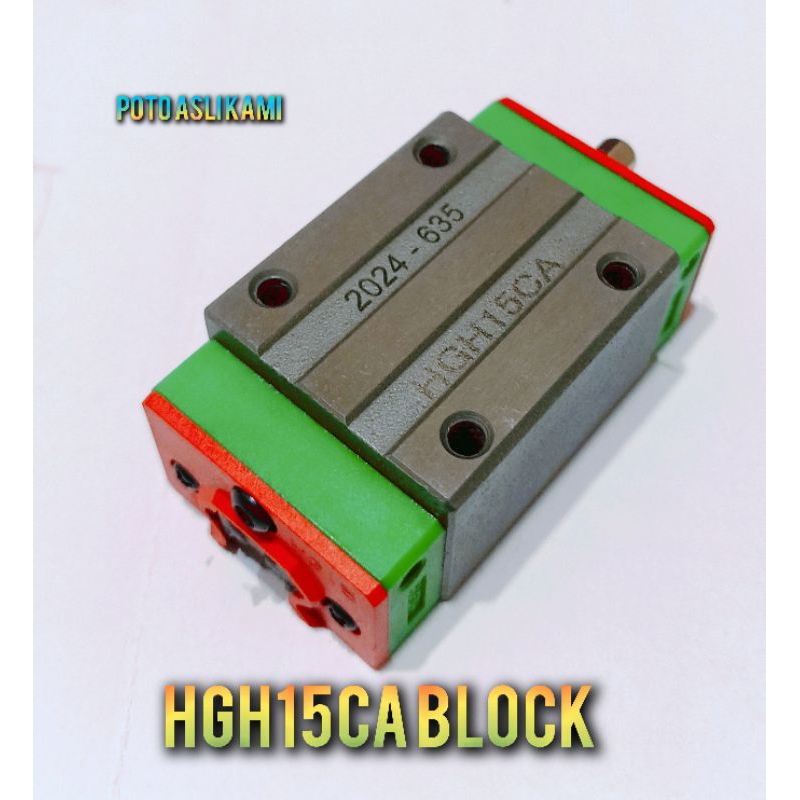 Jual HGH15CA BLOCK cocok untuk HGR15 rail linear guide | Shopee Indonesia