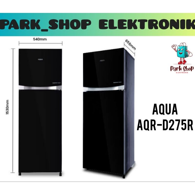 Jual AQUA / SANYO KULKAS 2 PINTU AQR-D275R | Shopee Indonesia