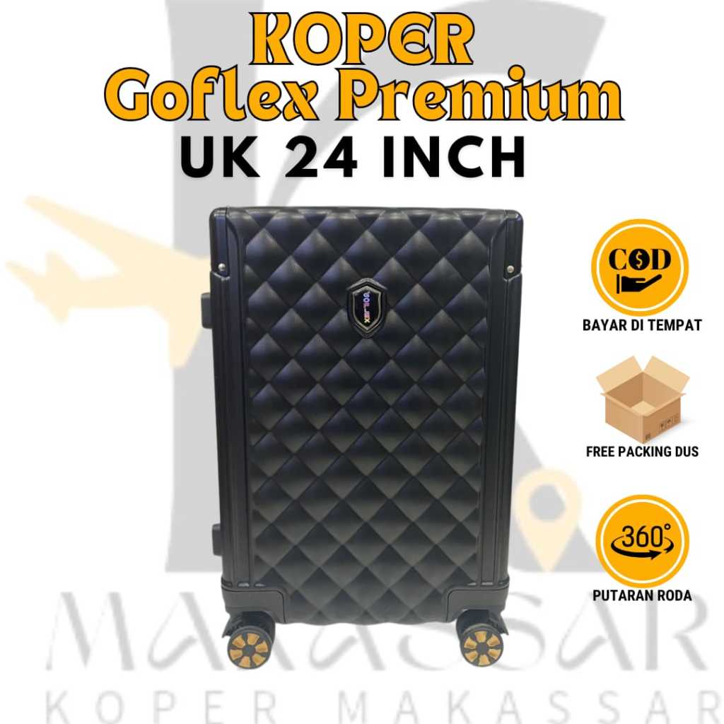 Jual [ BISA INSTANT ] KOPER 24 INCH BAGASI GOFLEX/TRAVEL CROSS FIBER ...