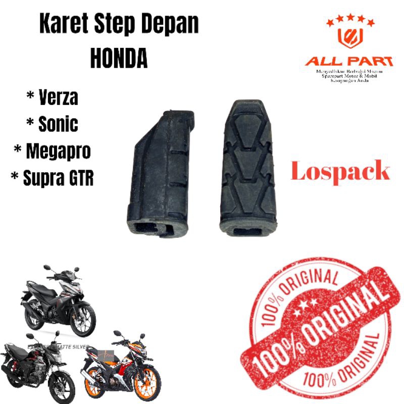 Jual ( ORIGINAL) Karet step bastep depan Honda Verza sonic megapro ...