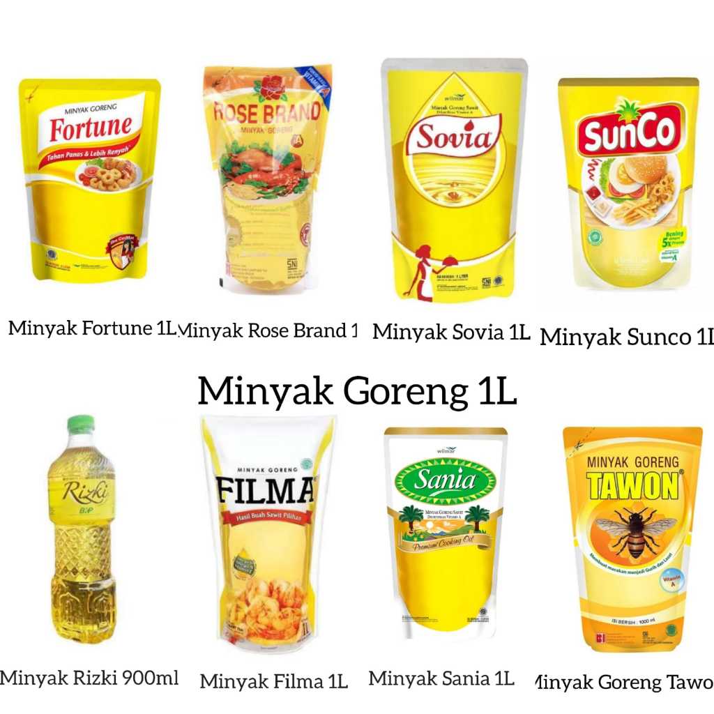 Jual Minyak Goreng 1 Liter Termurah Sunco, Sania, Sovia | Shopee Indonesia