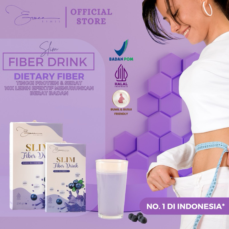Jual ESMEE Slim Fiber Drink | Fiber dengan Probiotic | 10x Extra ...