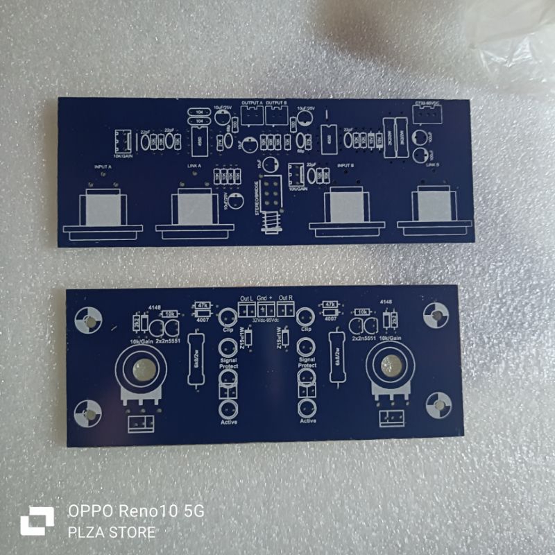 Jual Pcb panel depan belakang bok power amplifier N5000 2chanel pcb display N5000 pcb inbal ...
