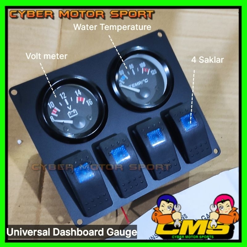 Jual saklar panel dan gauge dashboard switch on off universal mobil offroad bus rocker Jeep ...