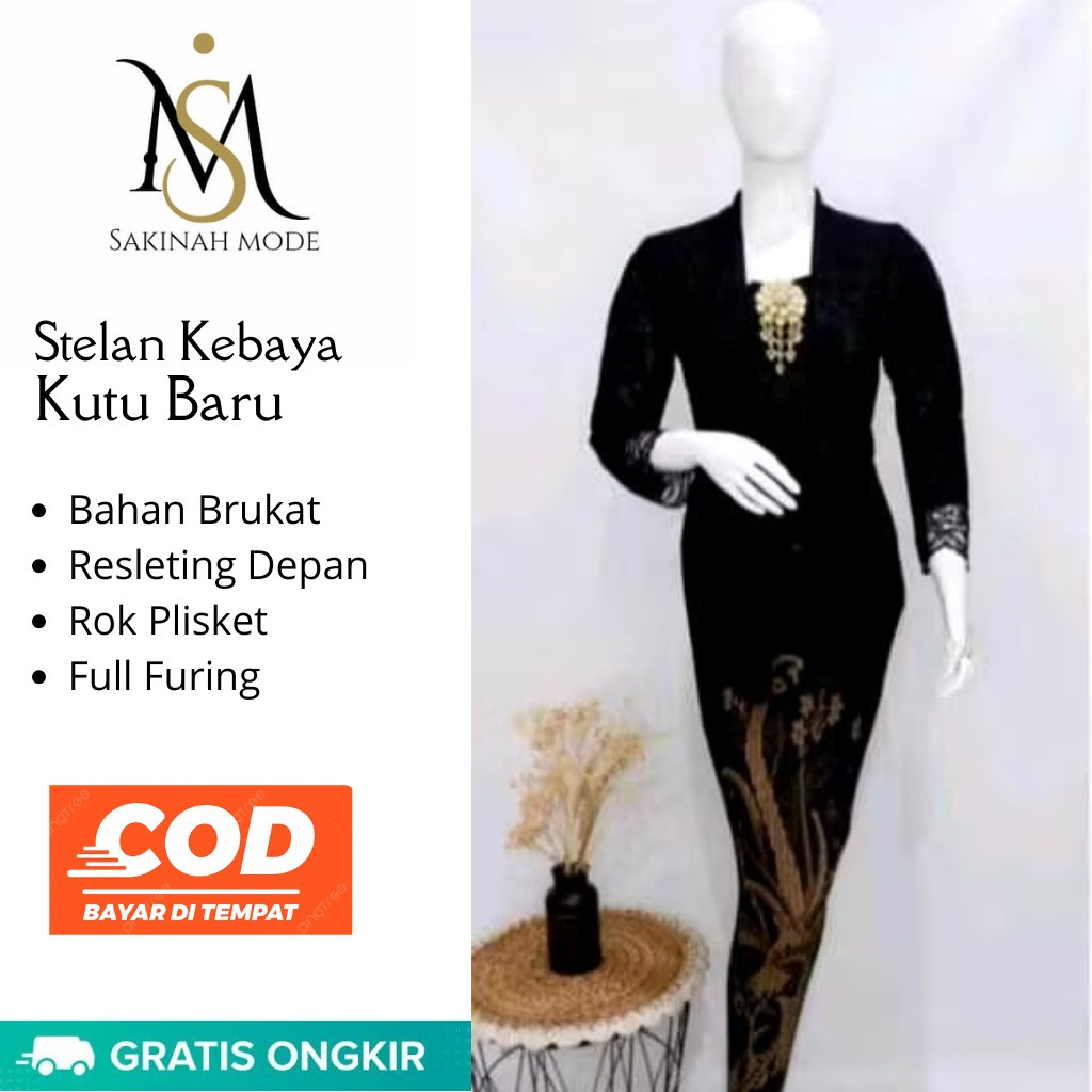 Jual Kebaya Kutu Baru / Kebaya Tunik / Tunik Brokat / Kebaya Modern ...