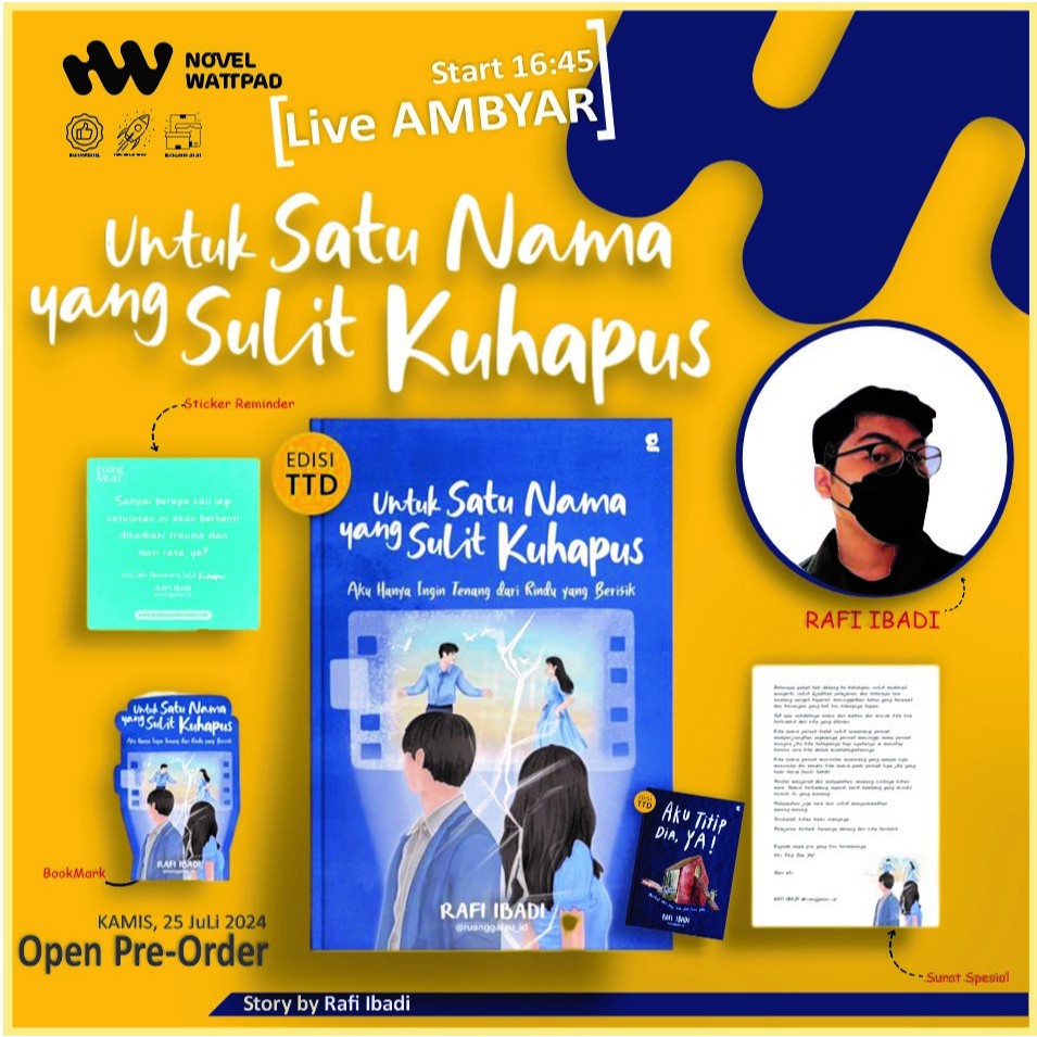 Jual Untuk Satu Nama Yang Sulit Kuhapus + Rafi Ibadi ruang galau ...