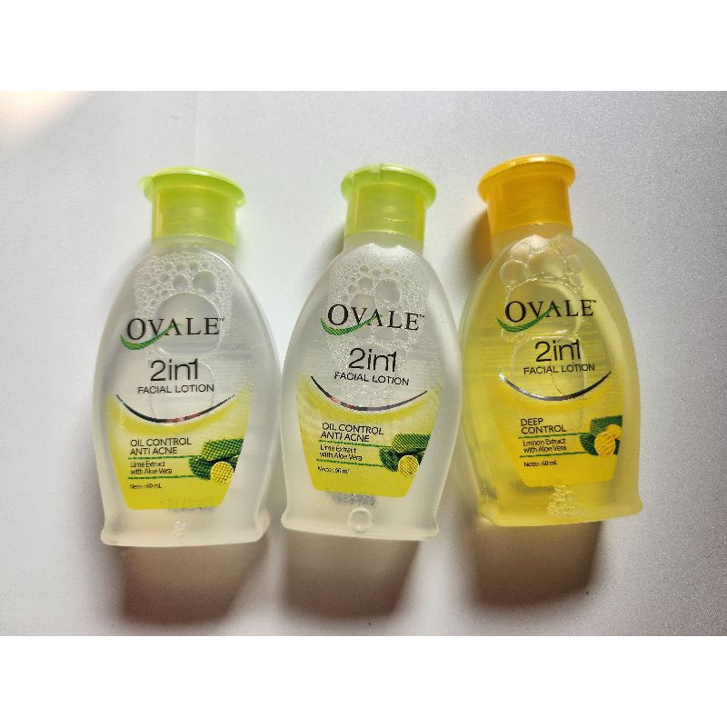 Jual Ovale Toner 2in1 Facial Lotion Oil Control Anti Acne & Deep ...