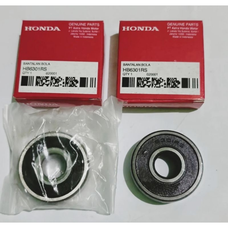 Jual SEPASANG BERING ( 2 PCS 6301 AHM ) LAHER RODA BELAKANG SUPRA X ...