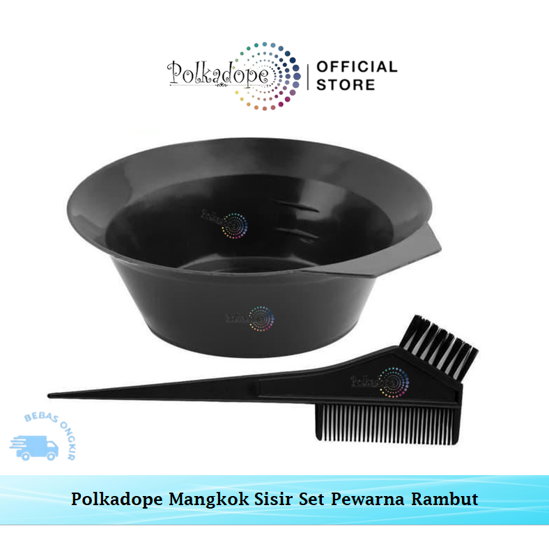 Jual Polkadope Official - Mangkok Sisir Set Pewarna Rambut - Sisir ...