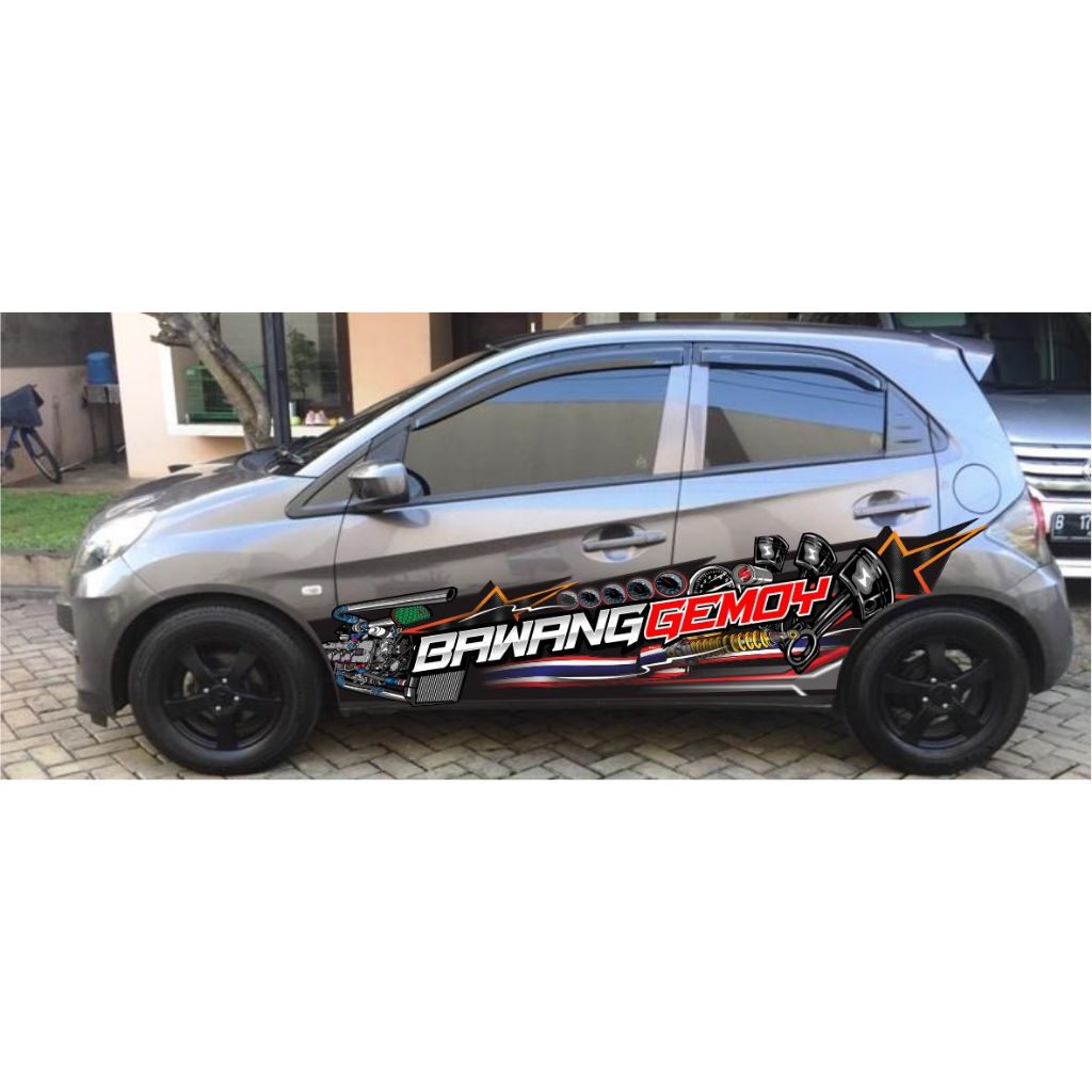Jual Decal Sticker Mobil brio new Agya Ayla Jazz Brio Yaris Body ...