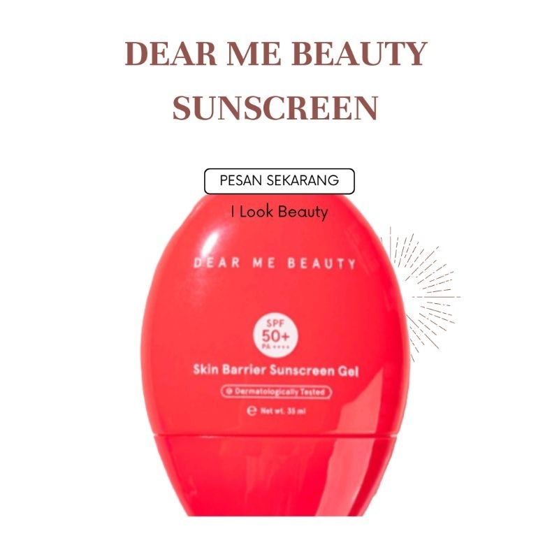 Jual Dear Me Beauty Skin Barrier Sunscreen Gel SPF 50 PA++++ | Shopee ...