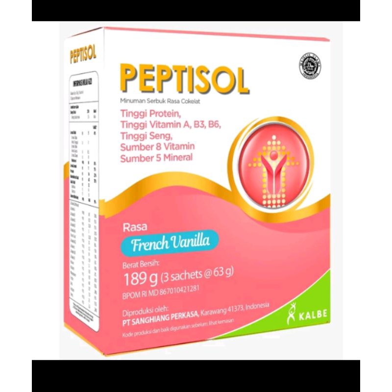 Jual PEPTISOL Nutrisi tinggi protein untuk masa pemulihan / ibu hamil ...