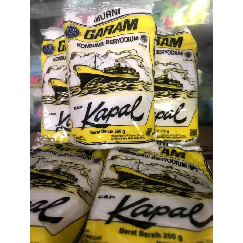 Jual HR Garam cap Kapal Garam kapal garam meja garam bungkus | Shopee ...