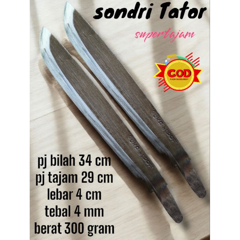 Jual MENTAHAN BILAH MODEL SONDRI TATOR PREMIUM PISAU KEBUN SERBAGUNA ...