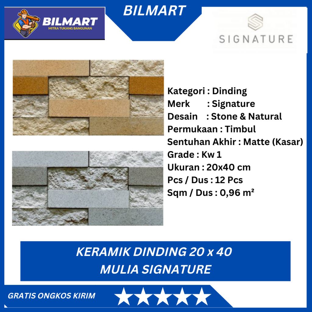 Jual Keramik Motif Batu Alam Mulia Signature NEO EMINENCE Series 20x40 ...