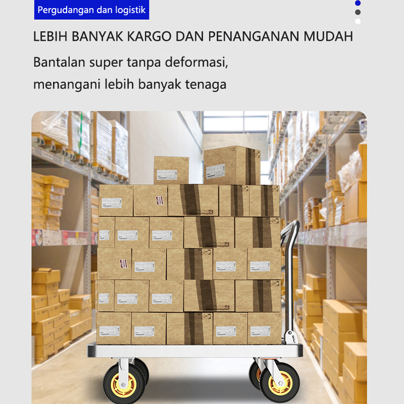 Jual Troli Barang Lipat Hand Truck Model Besi 800 Kg Besi Ringan Lipat ...