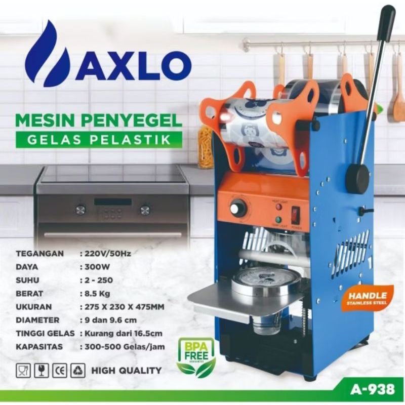 Jual cup sealer axlo 22oz A928/A938 sealing machine axlo 22oz | Shopee ...