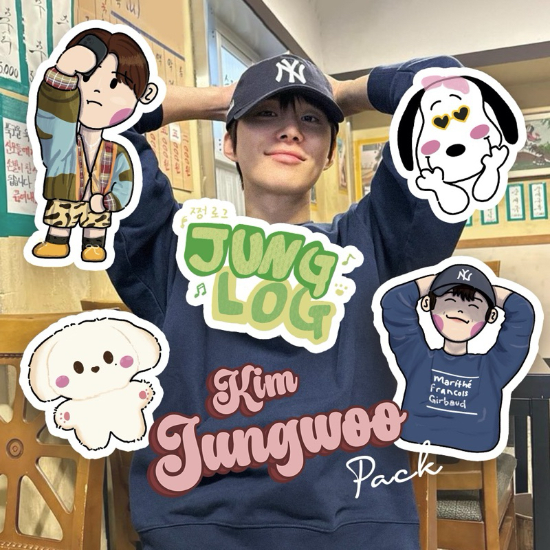 Jual STICKER SET KPOP - NCT 127 KIM JUNGWOO | STIKER VYNIL MATTE DOFF ...