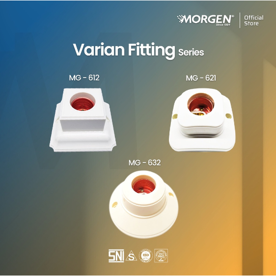 Jual FITTING PLAFON MORGEN SERIES/FITTING PLAFON BULAT/FITTING PLAFON ...