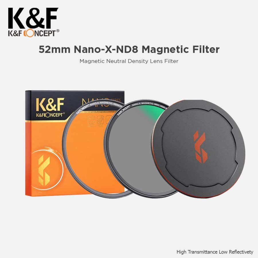 Jual KNF Concept 52mm Magnetic Nano-X ND8 Filter K&F Concept Original ...