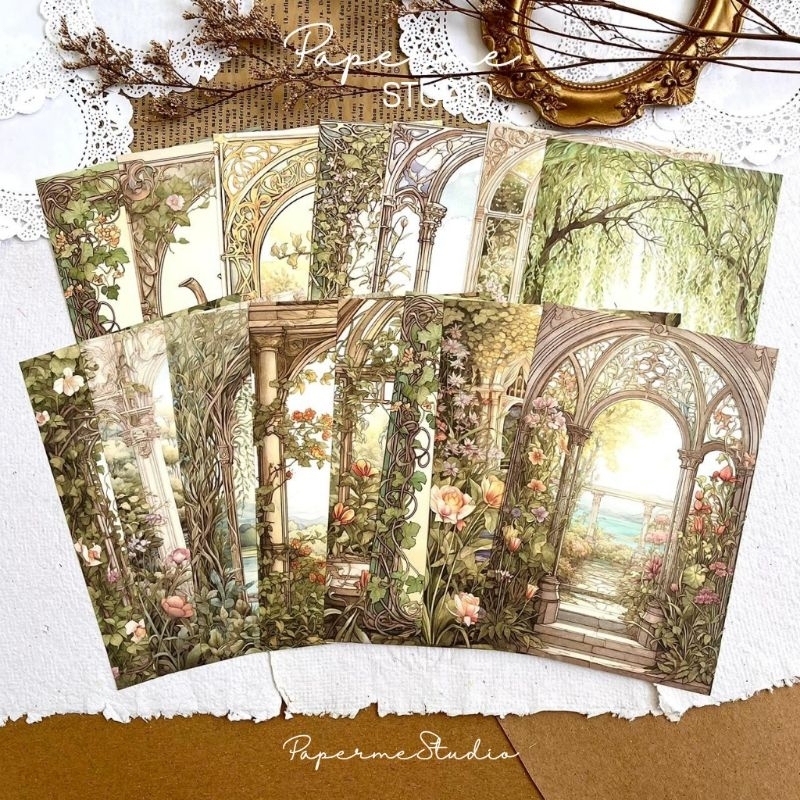 Jual PAPER DECO - paper journal aesthetic cute vintage fantasy girl ...