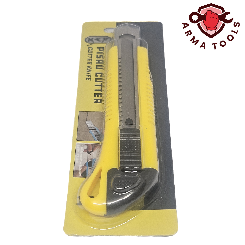 Jual Pisau Cutter Besar Kuning/ Cutter Knife | Shopee Indonesia