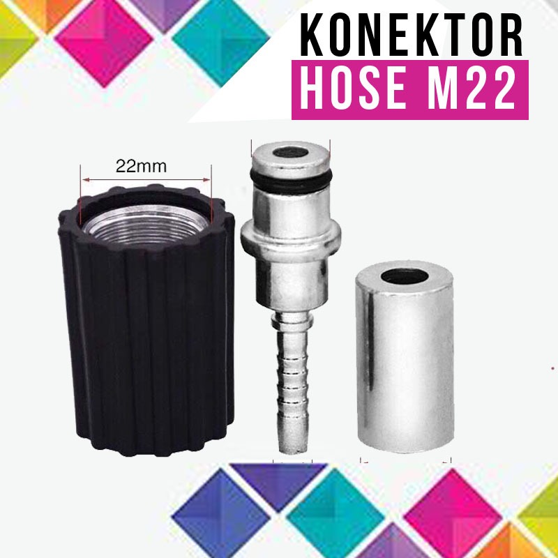 Jual Nepel Fitting Selang Drat Dalam Nepel Selang Jet Cleaner Napel Selang M22 | Shopee Indonesia