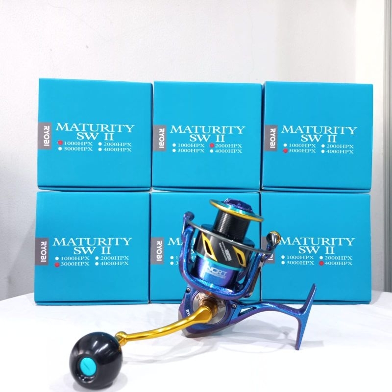 Jual Reel ryobi maturity ii sw 1000 2000 3000 4000 6000 HPX | Shopee ...