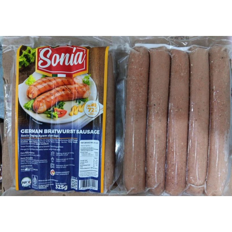 Jual Sosis Sonia German Bratwurst sausage | Shopee Indonesia