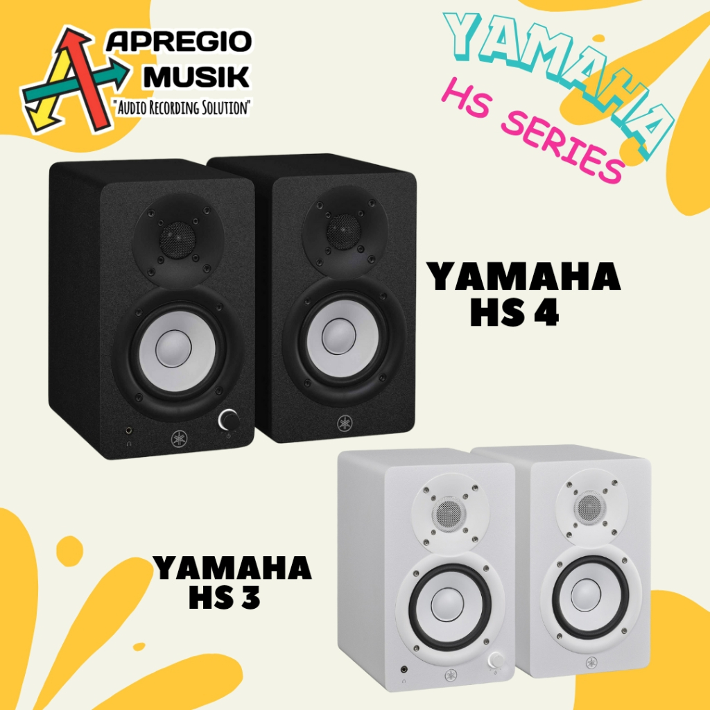 Jual Yamaha HS4 HS3 Studio monitor Speaker HS 3 HS 4 Sepasang | Shopee Indonesia