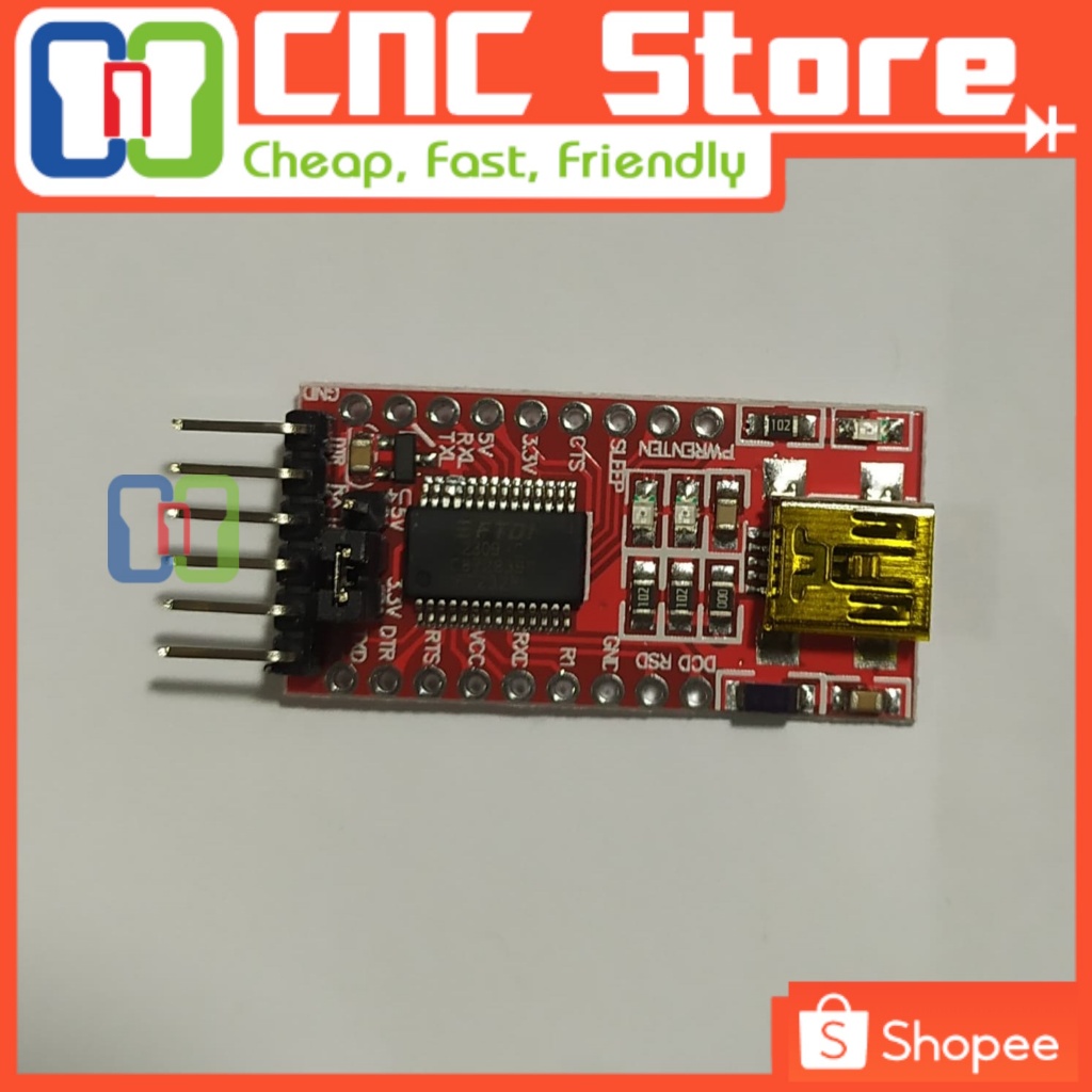 Jual [BRD-0009] FTDI FT232RL FT232 USB TO TTL SERIAL CONVERTER ADAPTER ...