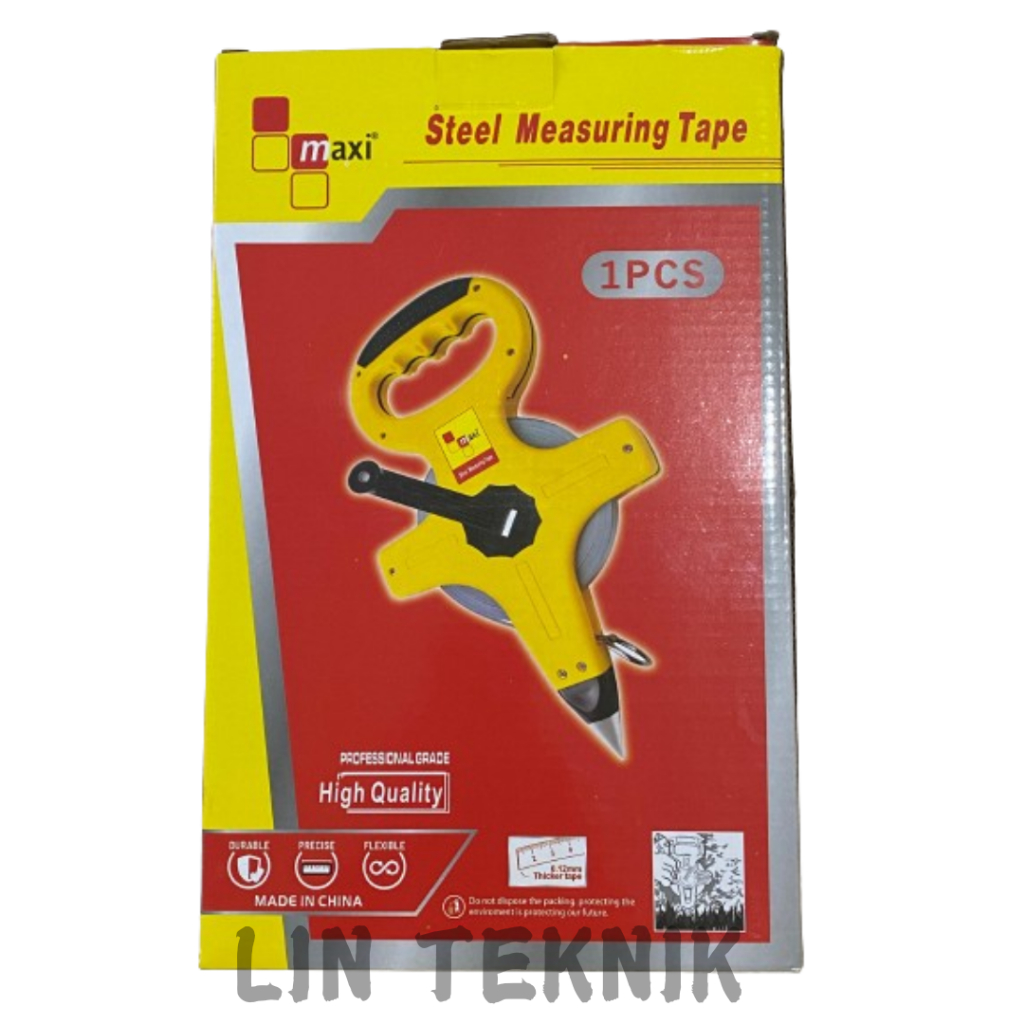 Jual Meteran Plat Besi Roll Meteran Gulung Tancap MAXI Meter Rol Steel ...