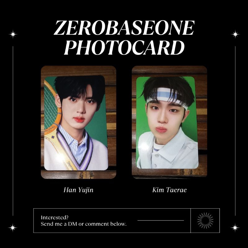 Jual PHOTOCARD OFFICIAL ZEROBASEONE YOU HAD ME AT HELLO ZEROSE VER. | Shopee Indonesia