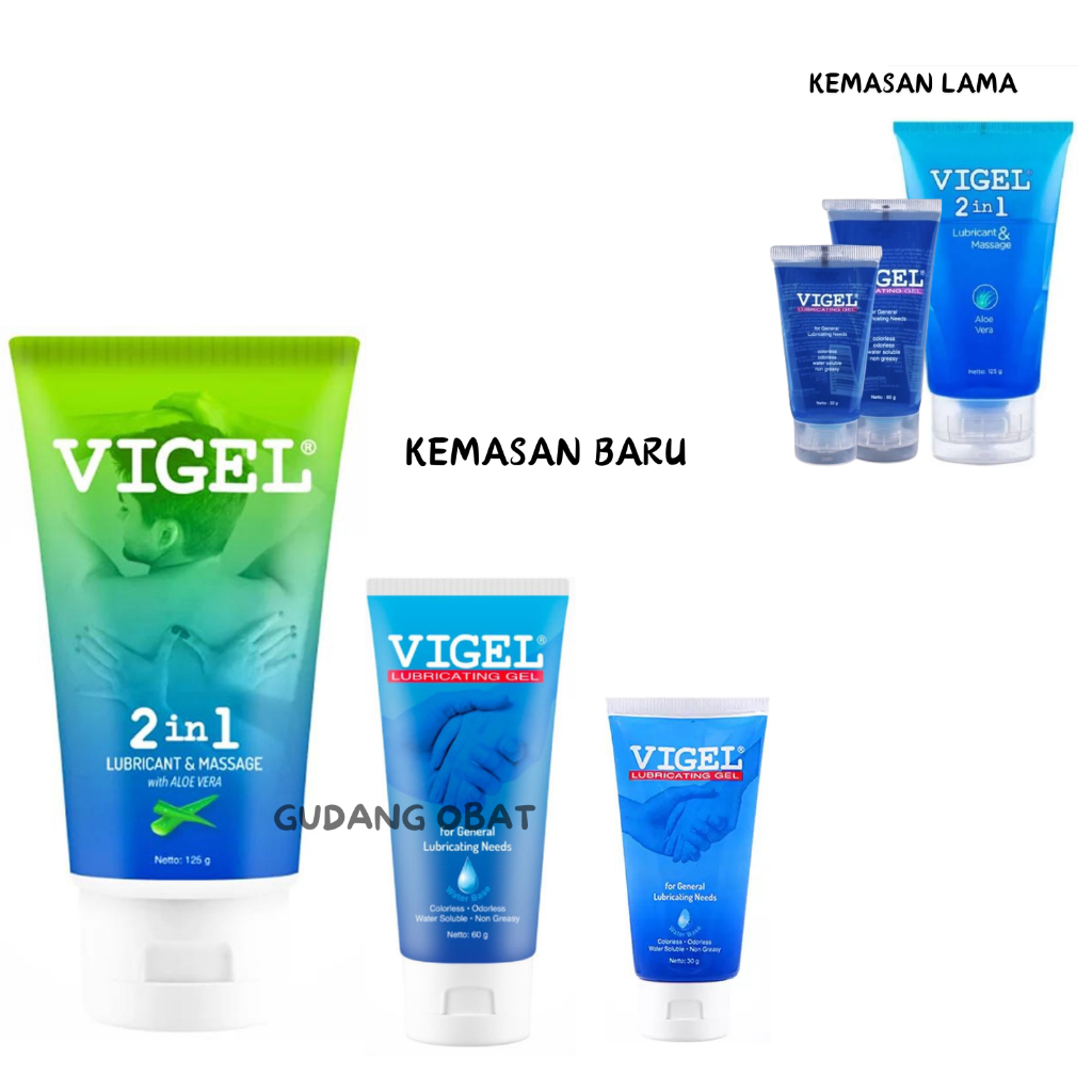 Jual Vigel Lubricant Gel 60 Gr, 30 Gr, Vigel 2 in 1 | Shopee Indonesia
