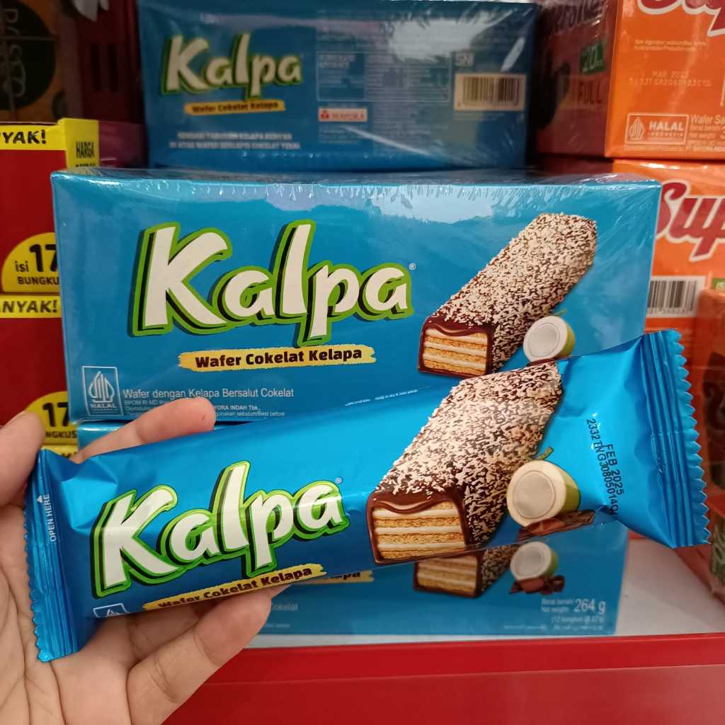 Jual Mayora Kalpa Wafer Bersalut Cokelat dan Kelapa | Shopee Indonesia