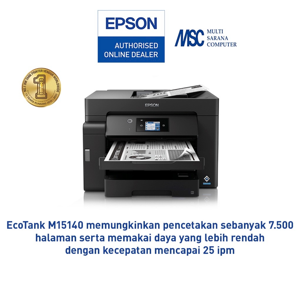 Jual EPSON Printer M15140 M-15140 M 15140 Monochrome A3 Print Scan Copy ...